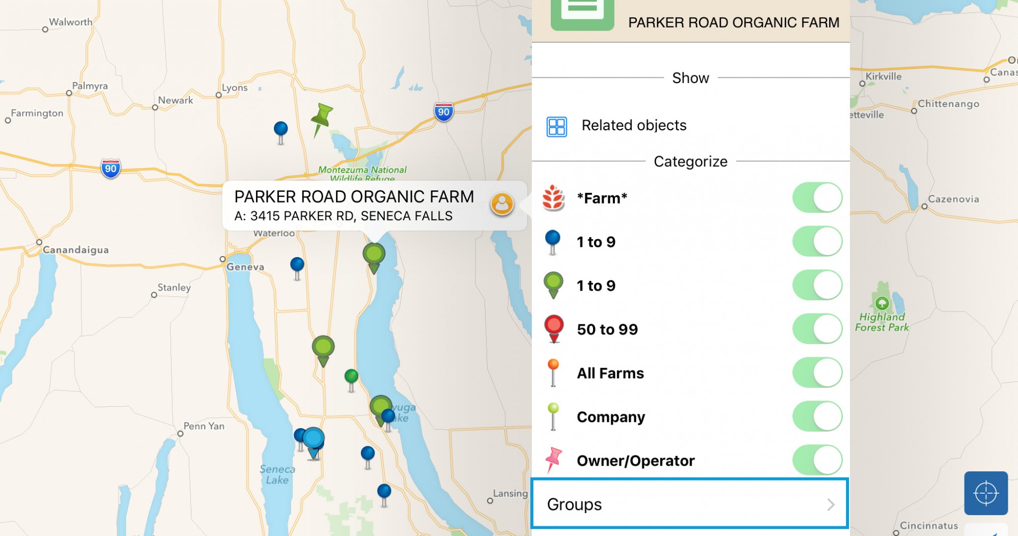 Custom Grouping | Mapview (formerly Sales Navigator) - Route Planner and Data Map