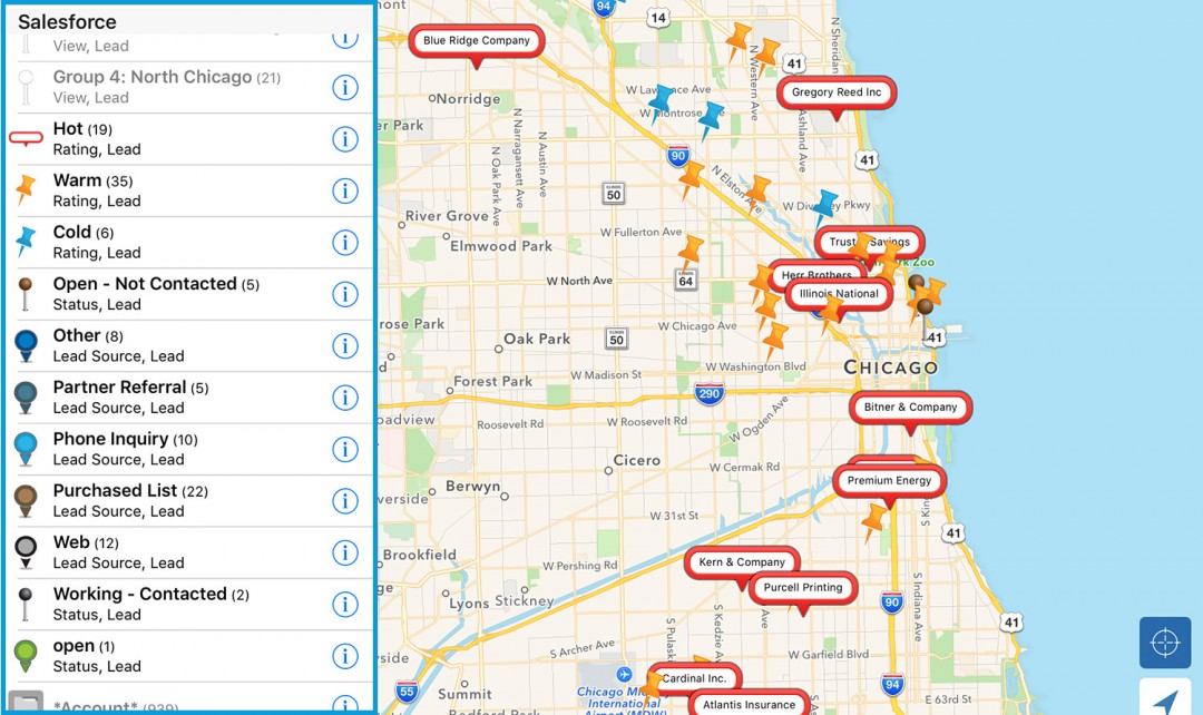 Groups Overview | Mapview (formerly Sales Navigator) - Route Planner and Data Map