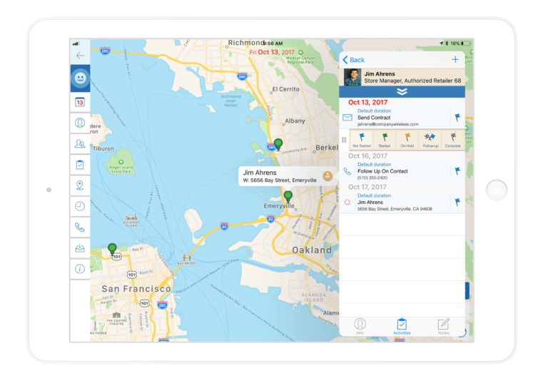 Features | Mapview (formerly Sales Navigator) - Route Planner and Data Map
